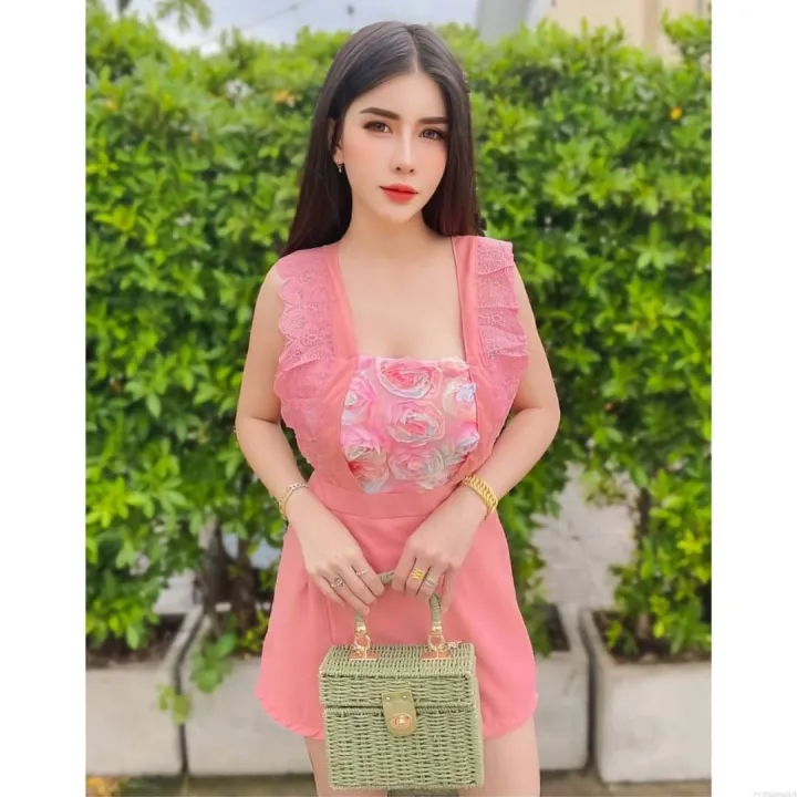 🔥🔥สินค้าขายดี🔥🔥 #สินค้านำเข้า 🇨🇳🎏🎎 ️รุ่น La583 👉จั้มสูท👈 เซตแฟชั่นสุดฮิต เซตเดียวจบครบทุก ความเท ...