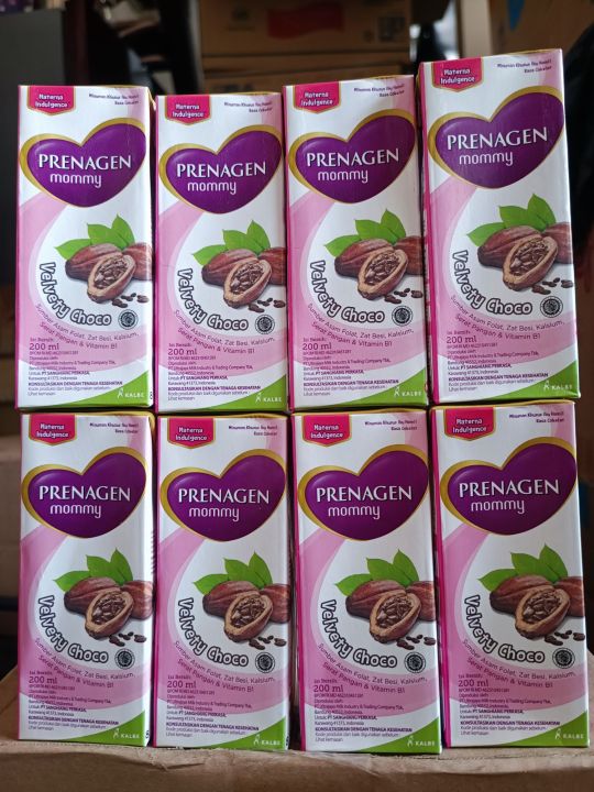Susu UHT Prenagen Rasa Velvety Choco Ukuran 200ml minuman UHT untuk ibu ...