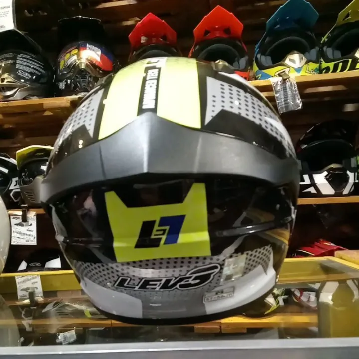 Full face helmet (dual Visor) Lev 3 | Lazada PH