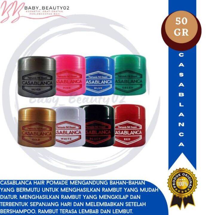 Casablanca Pomade Semua Varian Minyak Rambut Casablanca Casablanka ...