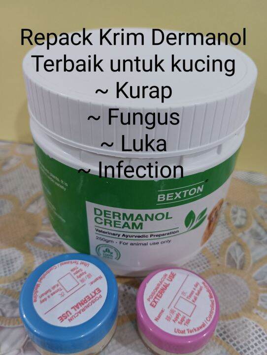 Ubat Kurap Kucing Anti Fungus Cream 100% Herba Herbal BEXTON DERMANOL ...