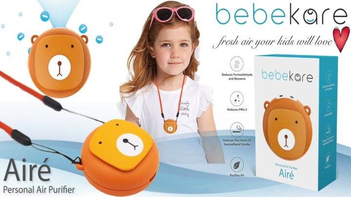 bebekare - Aire Personal Air Purifier Ionizer - เครื่องฟอกอากาศส่วนบุคคล เครื่องฟอกอากาศเเขวนคอ ...