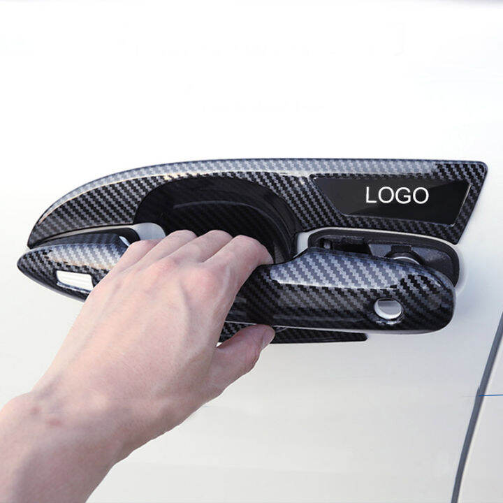 สำหรับ Toyota Corolla Cross 2020-2023ที่จับประตูรถชามฝาครอบประตู Abs ...