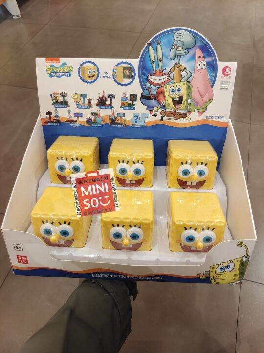 MINISO 🆕 Blind Box Figure NICKELODEON Spongebob Squarepants Diorama ...