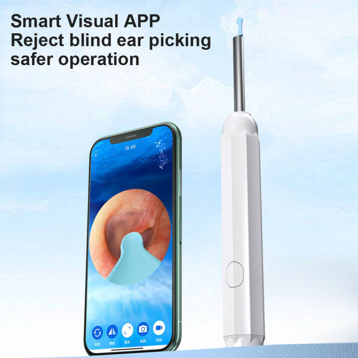 Smart Visual Ear Picker Ear Scoop Wireless Ear Cleaner Endoscope Camera ...