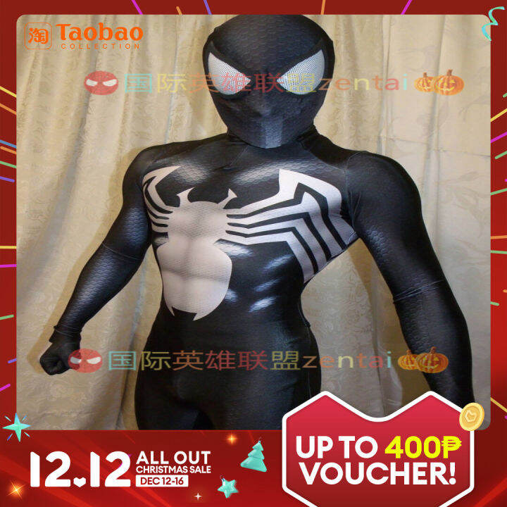 Adult and Children Men's Anime Movie Venom 2 Spider-Man One-Piece ...