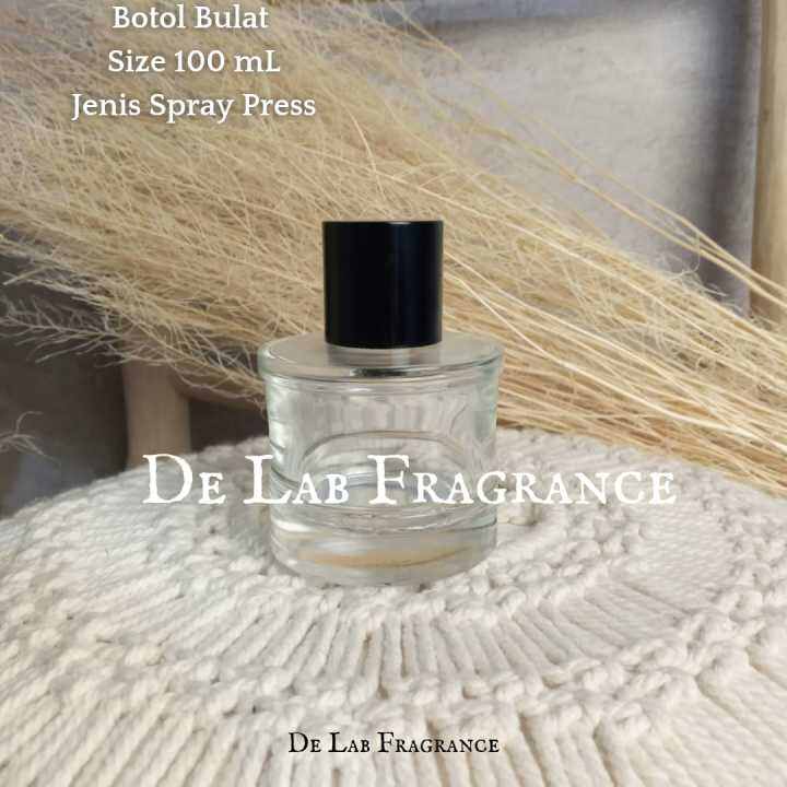 Botol Parfum Bulat 100ml Warna Transparant Jenis Spray Press | Lazada ...