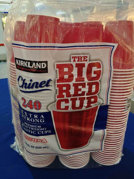 KIRKLAND signature THE BIG RED CUP 240 pcs | Lazada PH
