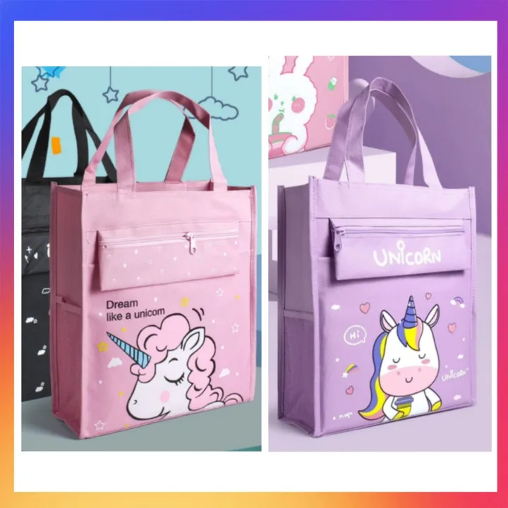Cute Unicorn Tuition School Bag Beg Sekolah Tuisyen Comel Multi ...