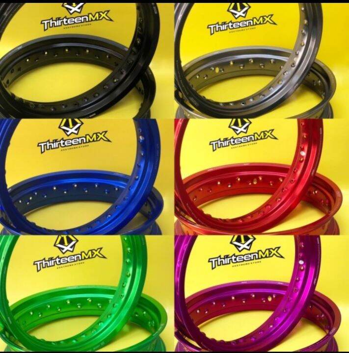 Velg Supermoto Scarlet MT 350/17 - 300/17 Hole 36 Not TK Rossi | Lazada ...