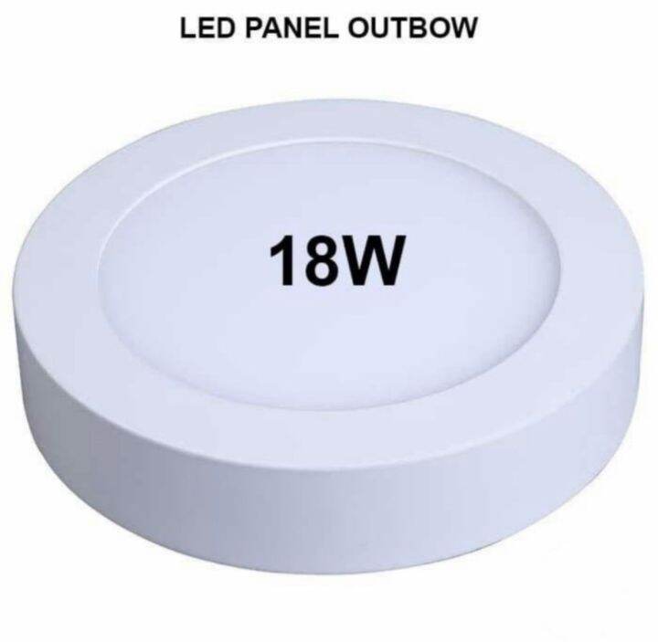 Lampu Led Panel 18 Watt Bulat Outbow Tempel Plafon | Lazada Indonesia
