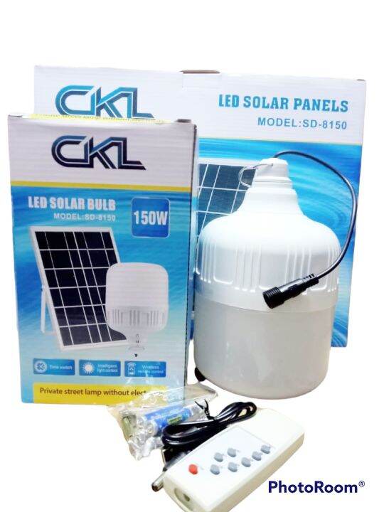 ไฟตุ้มVJP-150 CKL SD-8200 SD-8150 แผงโซล่าเซลล์และหลอดไฟ Led หลอดไฟขนาด 200W 150W 800W | Lazada ...