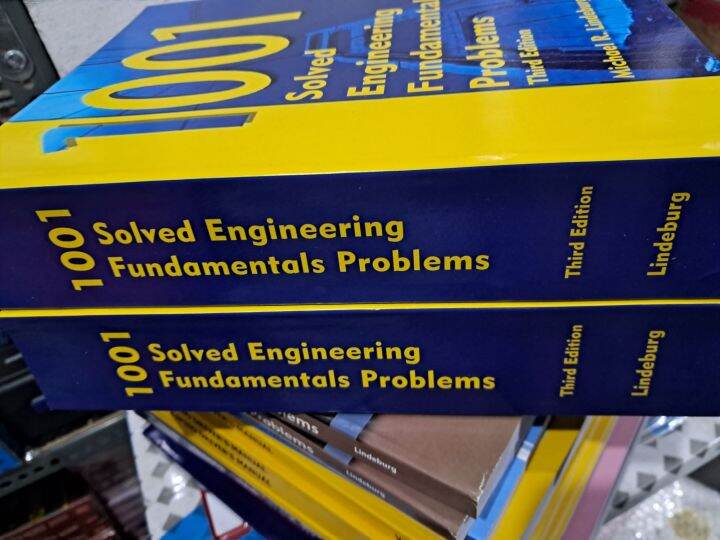 1001 Solved Engineering Fundamentals Problems Lindeburg 3rd edition | Lazada PH