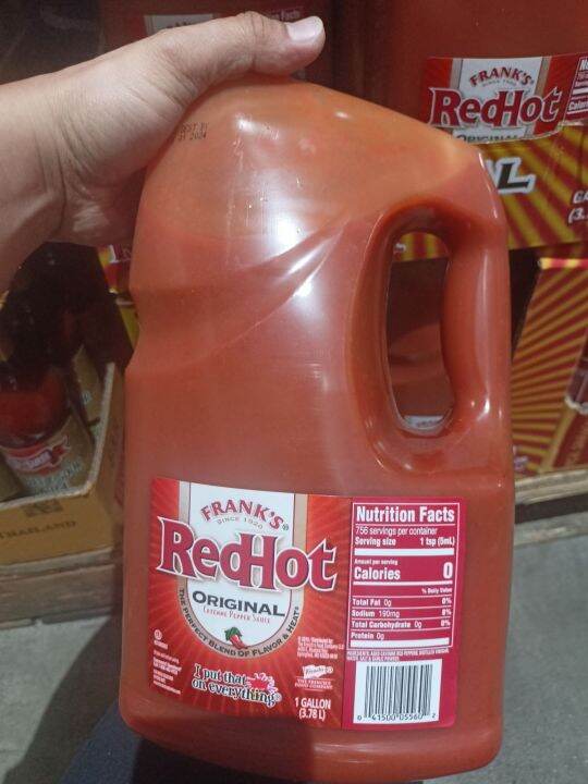 Frank's Red Hot Original Sauce 1Gallon 3.78L | Lazada PH