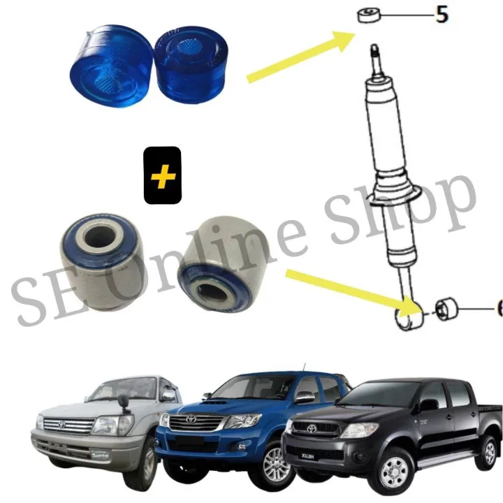 Silicone Front Absorber Mounting Bush Toyota Hilux Vigo Hilux VNT Kun25 ...