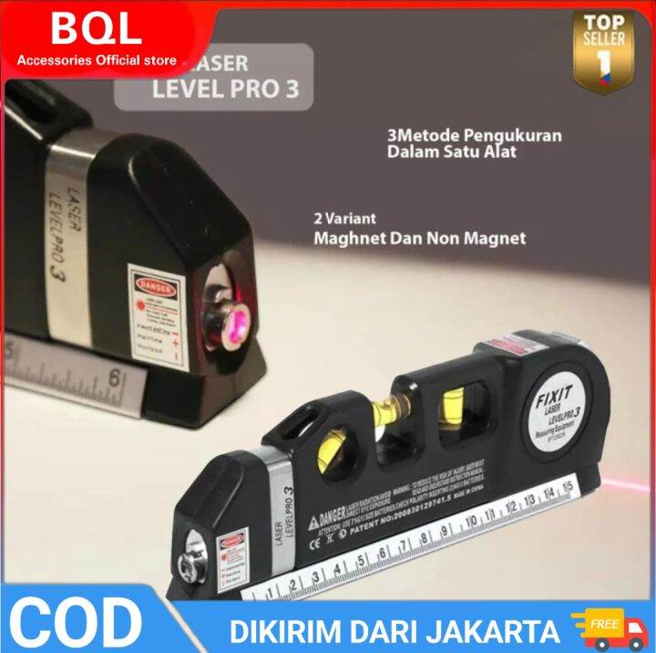 Taffware Fixit levelpro3 penggaris meteran waterpass digital penggaris ...