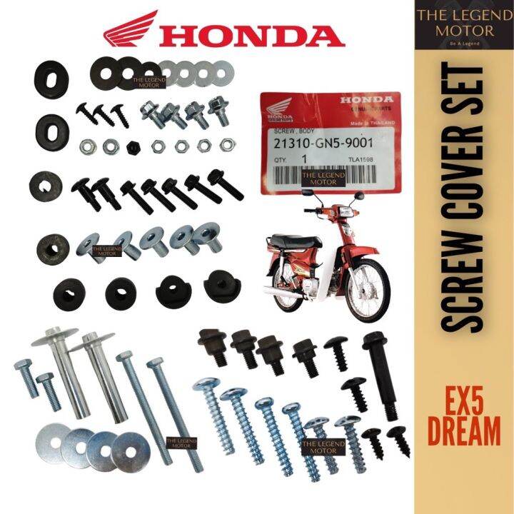 EX5/EX5 DREAM FULL SET SCREW BODY COMPLETE[HONDA] skru body set Ex5 ex5 dream | Lazada