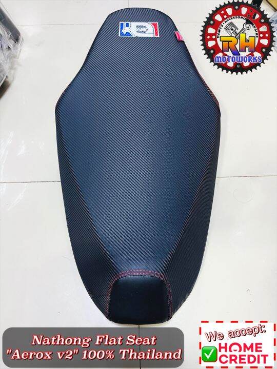 Aerox v1/ v2 NATHONG Flat Seat 100% THAILAND MADE (Dry Carbon) | Lazada PH