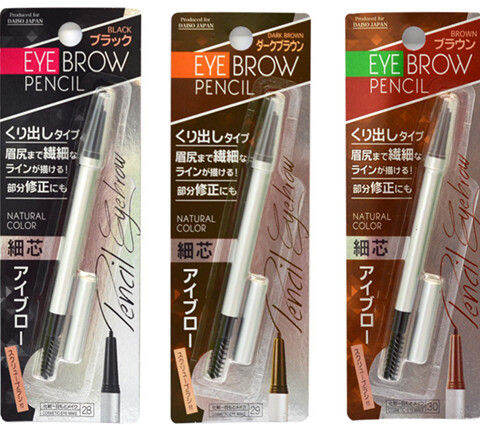 Japan Daiso DAISO Rotate Non-Cutting Fine Core Automatic Eyebrow Pencil ...
