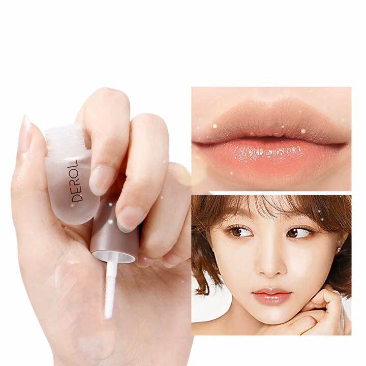 DEROL Lip Plumper Lip Gloss Fuller Hydrated Beauty Lips 2 Packs Day ...