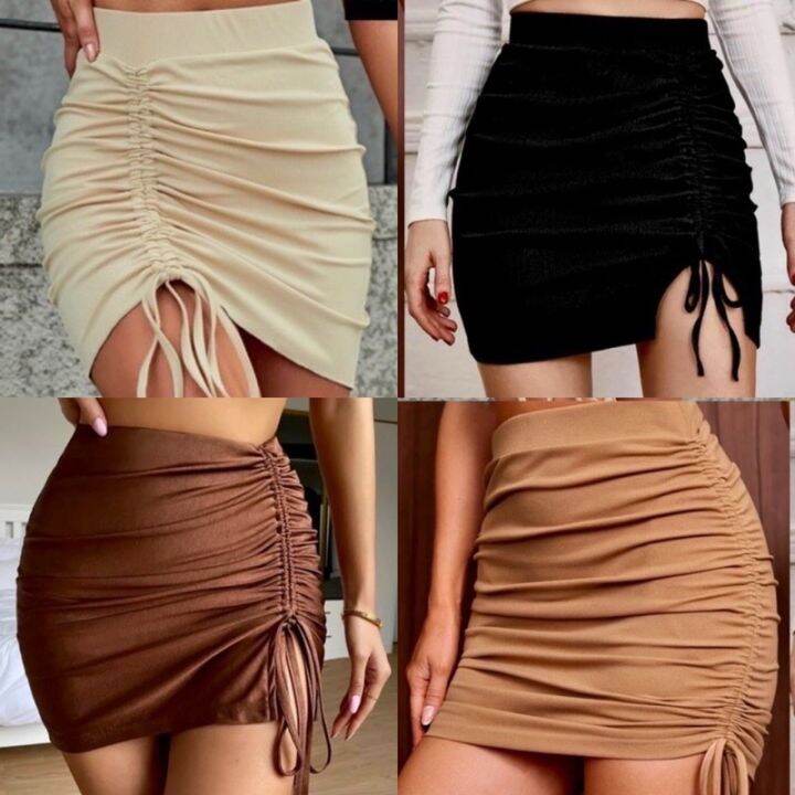 Buymoreph CARMELLA Sise String Mini Skirt | Lazada PH