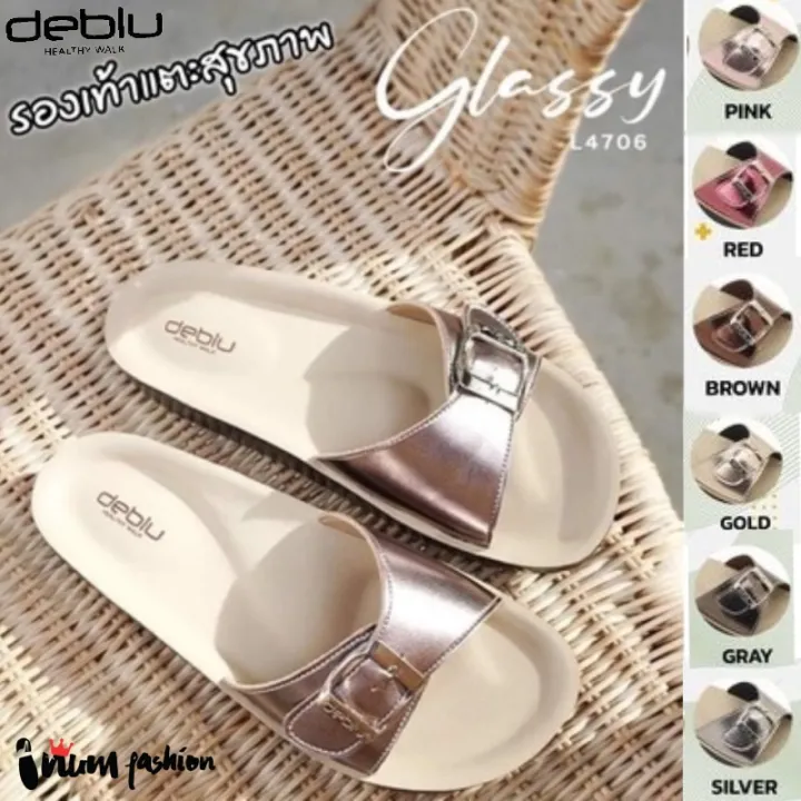 ถูกสุด! รองเท้าแตะ หญิง เพื่อสุขภาพ Deblu เดอบลู รุ่น L4706 รองเท้าวินเทจ ไบเก้น นุ่มนิ่ม ...