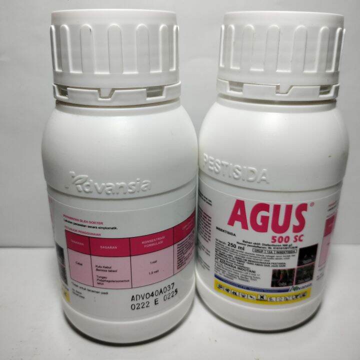Insektisida akarisida Agus 500 SC 250ml Bahan aktif Diafentiuron ...