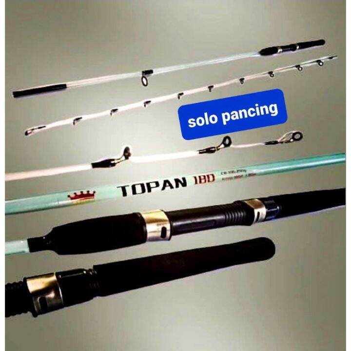 stik joran topan bahan fiber solid/padat lentur dan kuar | Lazada Indonesia