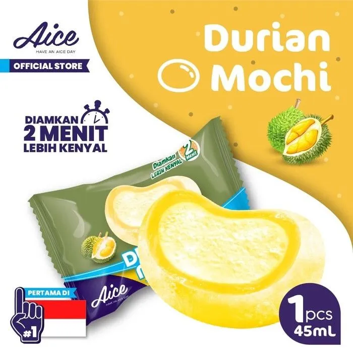 Aice es krim mochi durian 1 box isi 40 pcs | Lazada Indonesia