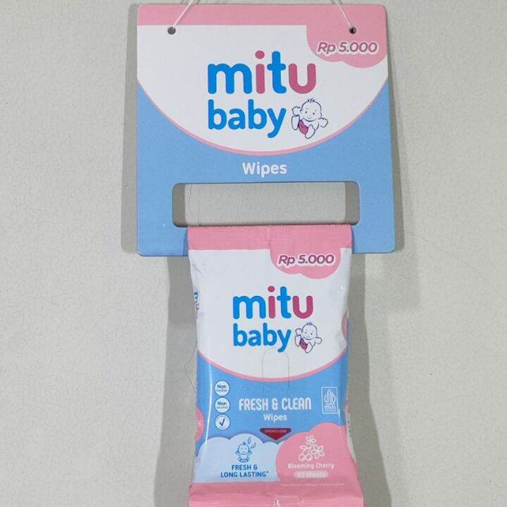 MITU BABY WIPES 30 SHEETS FRESH & CLEAN / TISU BASAH MITU ISI 30 SHEET ...