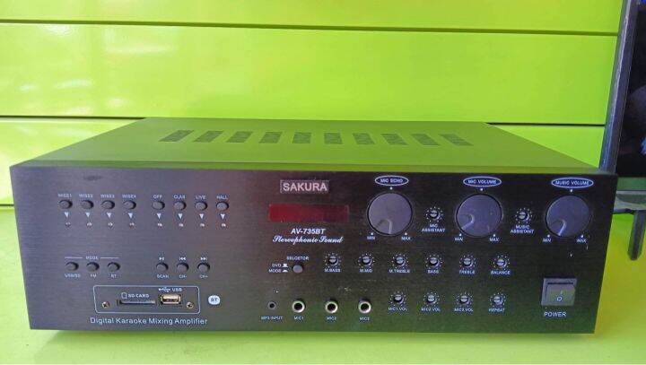 AV-735BT Mixing Amplifier 700 watts per channel | Lazada PH