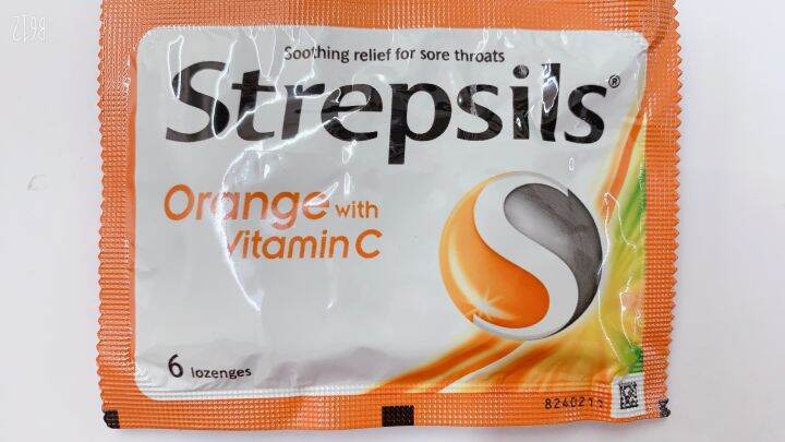 Strepsils orange with vitamin C | Lazada
