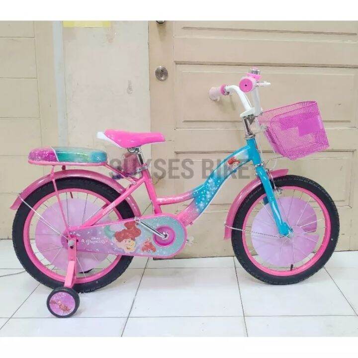 Sepeda Mini Anak 18 inch Element Disney The Little Mermaid | Lazada ...