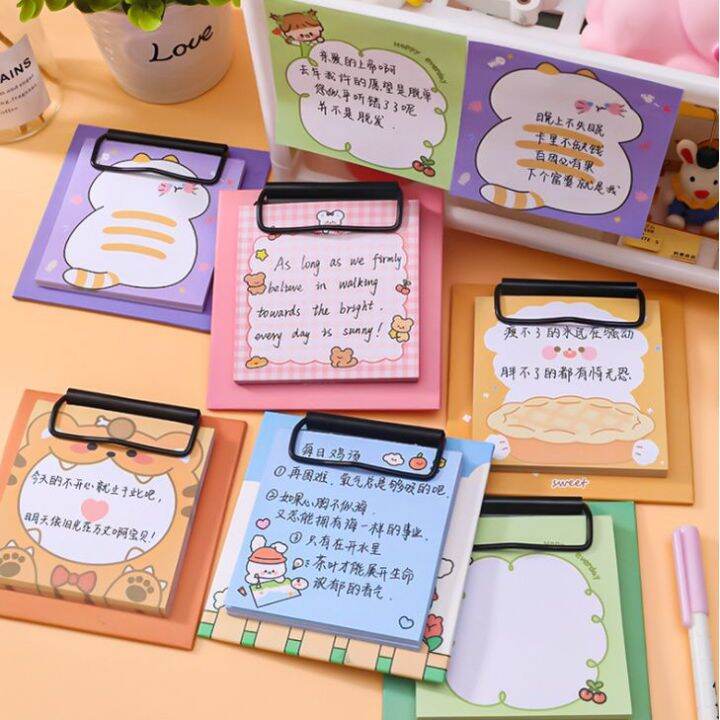 Papan sticky notes lucu memo Board clip memo animal | Lazada Indonesia