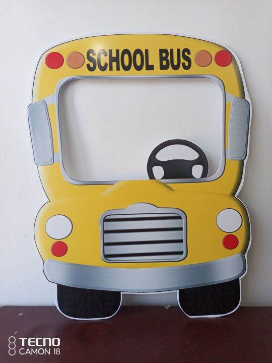 SCHOOL BUS 15, 24, 36 inches Party Standee decoration | Lazada PH