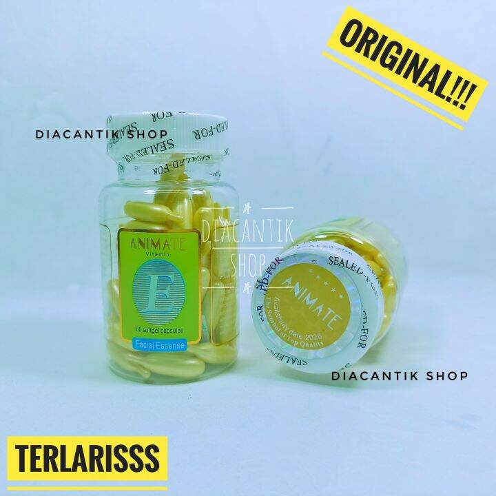 Serum Animate Softgel Capsul Vitamin E isi 60 pcs | Lazada Indonesia