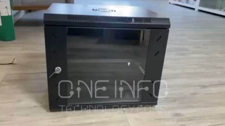 Toten Cabinet 12u Totem Black Ral 9004 Data Server Rack Server