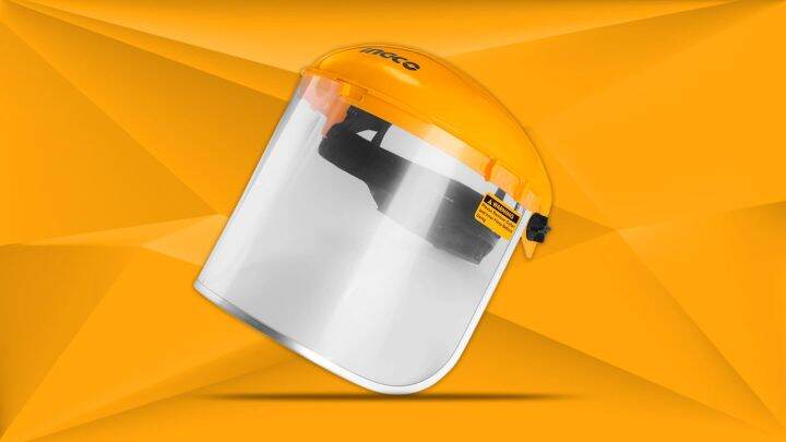 INGCO กระบังป้องกันหน้า Face Shield หมวกกันสะเก็ด / หน้ากากกันสะเก็ด ...