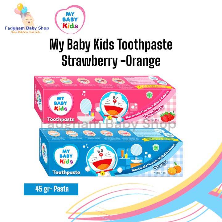 My Baby Kids Toothpaste Orange 45 gr - Pasta Gigi Anak Rasa Jeruk ...