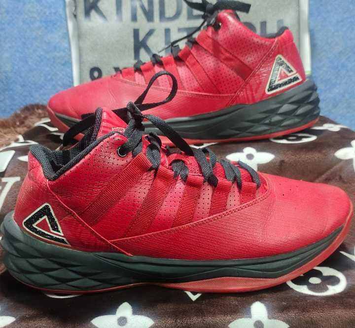 PEAK basket Sepatu Second super Keren dan branded lengkap Tag size ...