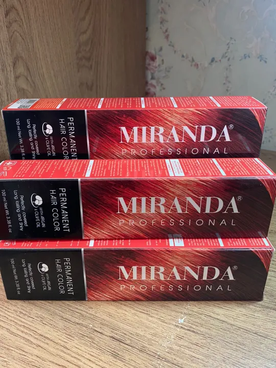 Miranda professional hair permanent color 100 ml | Lazada Indonesia