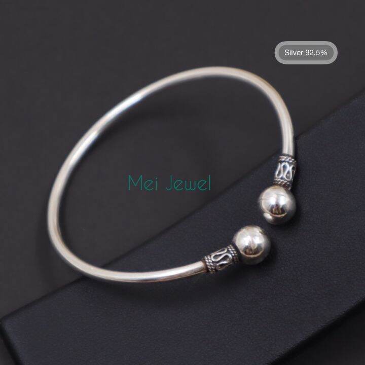 SILVER 92.5% เงินแท้ 92.5% หนา - 3mm ราคาต่อ1วง | Lazada.co.th