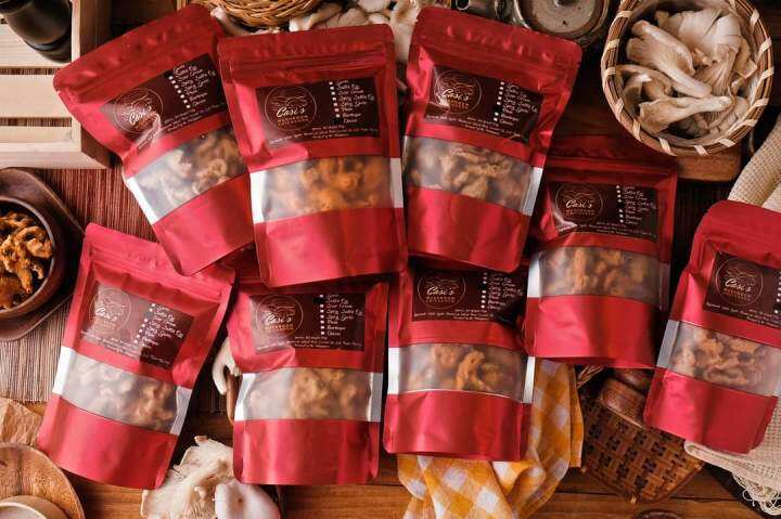 Casi's Crispy Mushroom Chicharon BUNDLE PACKAGE (7pcs - ALL FLAVORS ...