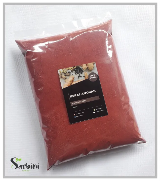 Beras Merah Angkak Bubuk 1 kg / Serbuk Beras Angkak | Lazada Indonesia