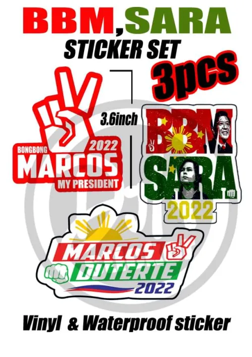 BBM SARA sticker set 3pcs | Lazada PH