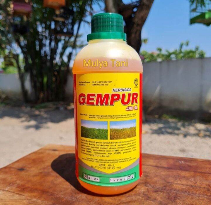 Herbisida Gempur 480SL kemasan 500ml herbisida Sistemik sampai akar ...