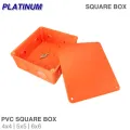 PVC Square Utility Box | 4x4 5x5 6x6 | Electrical Box Comes with Cover and Screws | Lazada PH