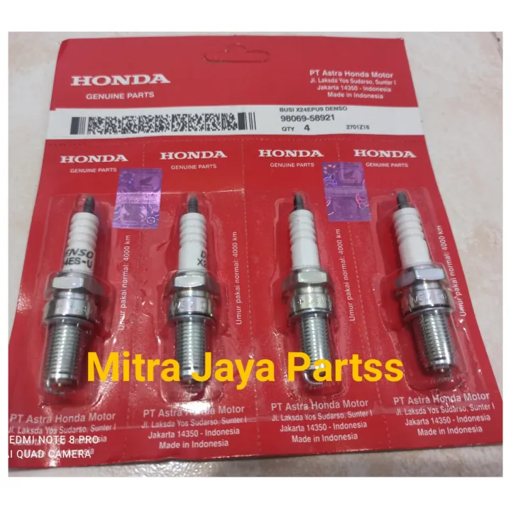 Busi Denso X24 Motor GL Pro Cb 100 125 Megapro Tiger Honda Press AHM ...