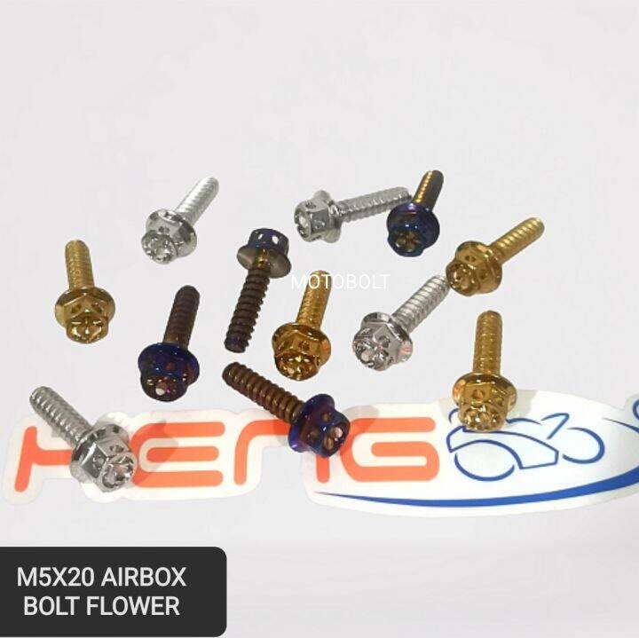 Heng Airbox Screw Click/Beat/Adv/Pcx/Airblade M5x20 (Sold Per Piece) | Lazada PH
