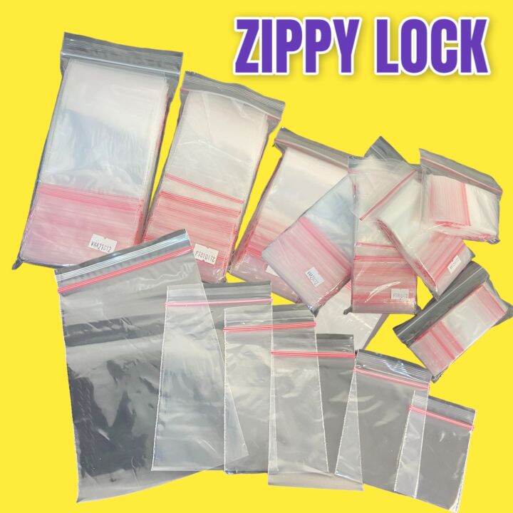 ZIPPY LOCK / BAG (100pcs per Pack) High Quality And Assorted Sizes ...